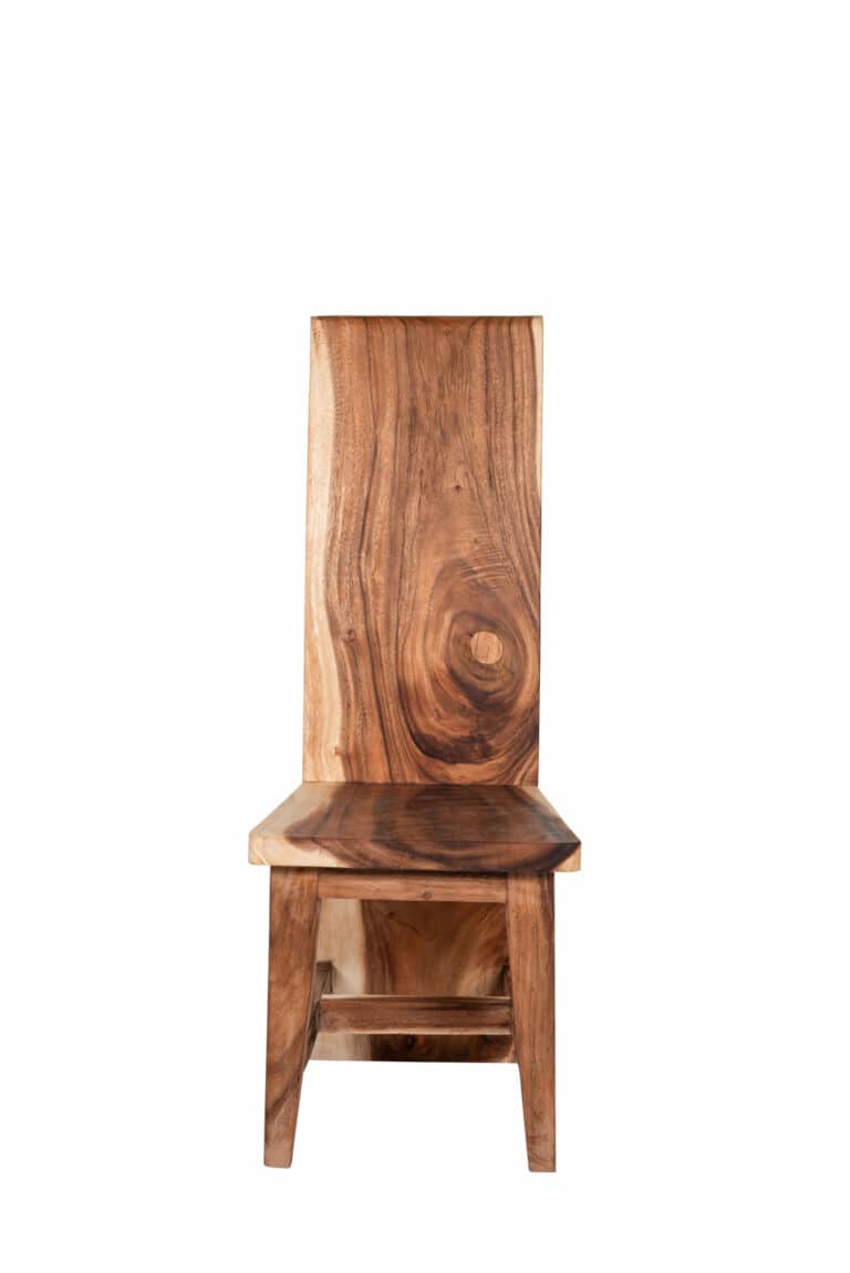 Live Edge Dining Chair - Full Length Back Design - Field & Hawken