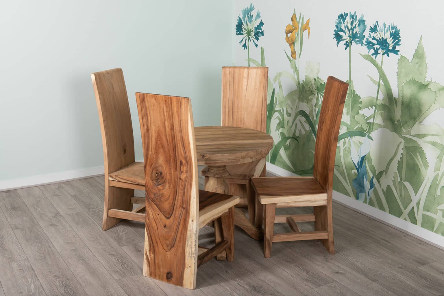 Live Edge Dining Chair - Full Length Back Design - Field & Hawken